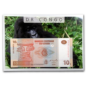 Buy 2003-2007 DR Congo 10-200 Francs Banknote Set Unc | APMEX