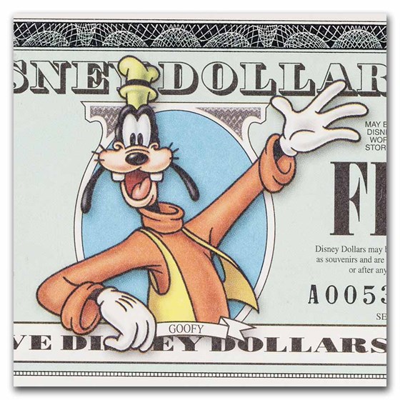 Buy 2003 $5.00 (AA) Goofy 2000 Outfit (DIS#84) CU-64 EPQ PMG | APMEX