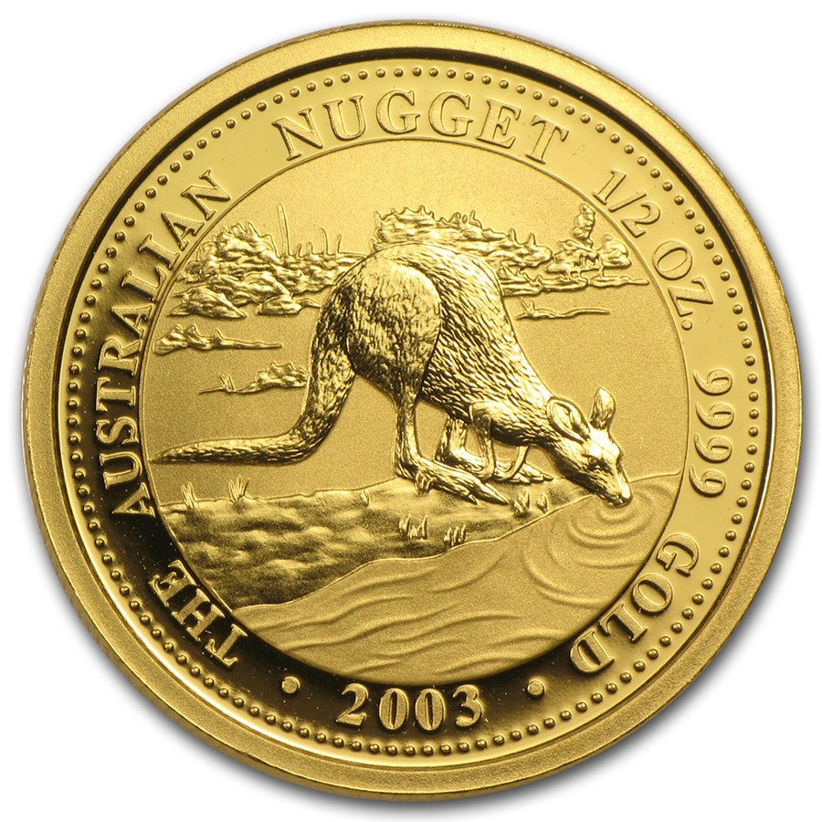 Buy 2003 Australia 1/2 oz Gold Nugget BU | APMEX