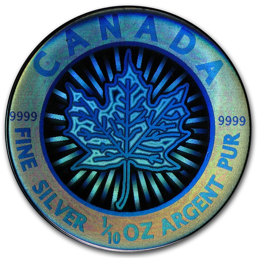 Buy 2003 Canadian 1/10 oz Silver $2 Maple Leaf (Hologram) | APMEX