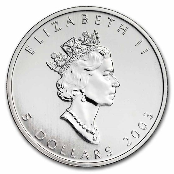 Buy 2003 Canadian 1 oz Silver Maple Leaf Summer (Details) | APMEX