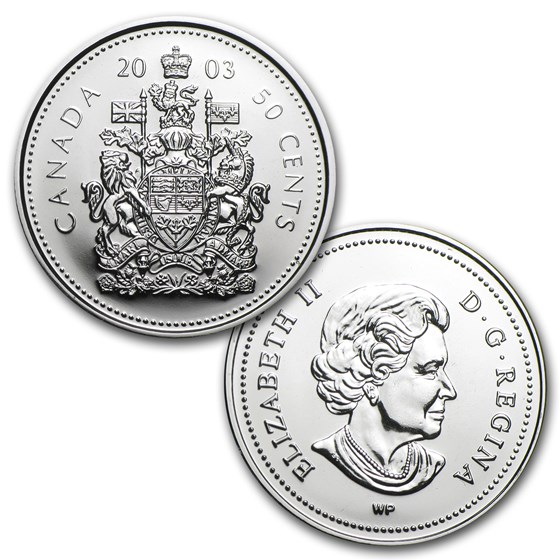 Buy 2003 Canada Queen Elizabeth II Coronation Coin & Stamp Set | APMEX