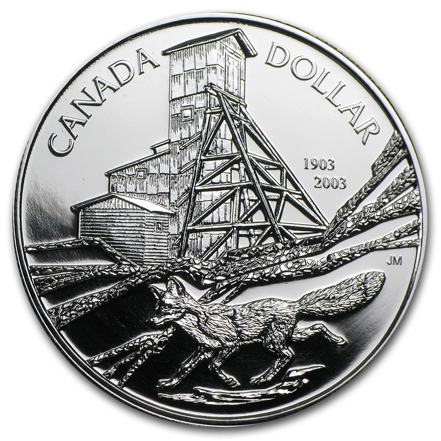 Buy 2003 Canada Silver Dollar Cobalt Mining Centennial BU | APMEX