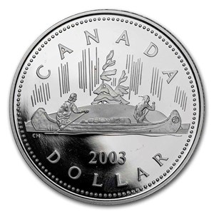 Buy 2003 Canada Silver Dollar Elizabeth II Proof (Golden Jubilee) | APMEX