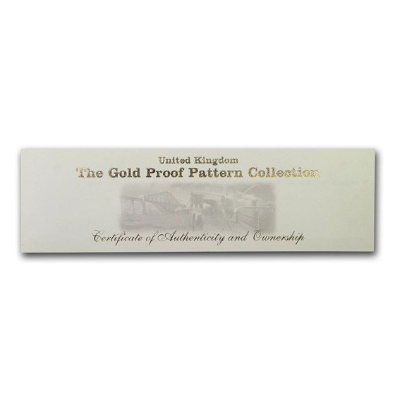 Buy 2003 Great Britain 4-Coin Gold British Bridges Pattern Proof Set ...