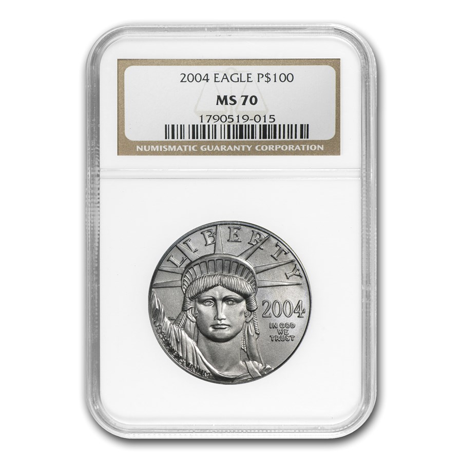 Buy 2004 1 oz American Platinum Eagle MS-70 NGC | APMEX