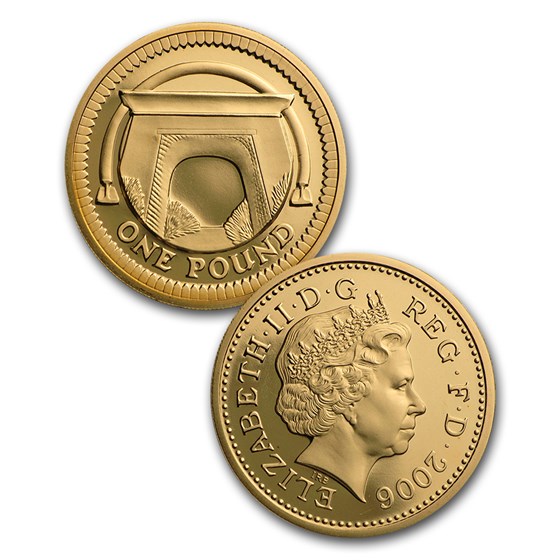 Buy 2004-2007 Great Britain £1 British Bridges Gold Proof Set | APMEX