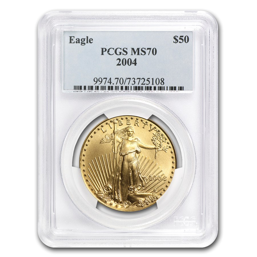 Buy 2004 4-Coin American Gold Eagle Set MS-70 PCGS | APMEX