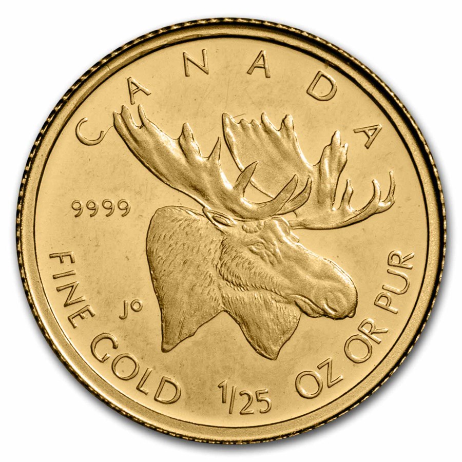 Buy 2004 Canada 1/25 oz Gold Majestic Moose (Coin Only) | APMEX