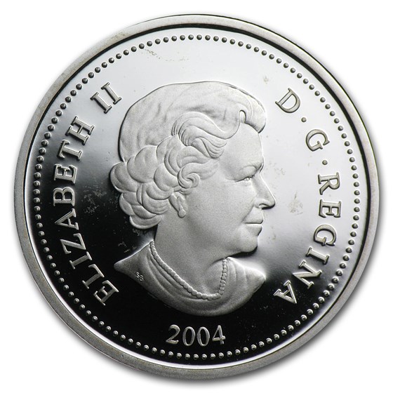 Buy 2004 Canada 1/4 oz Silver Polar Bear Coin & Stamp Set | APMEX