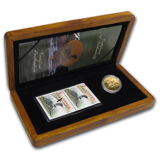 Buy 2004 Canada $1 The Elusive Loon Coin & Stamp Set | APMEX