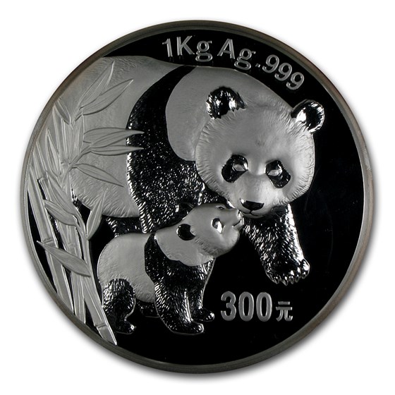 Buy 2004 China 1 kilo Silver Panda PF-68 NGC | APMEX