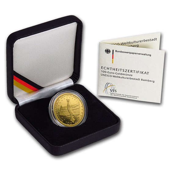 Buy 2004 Germany 1 2 Oz Gold 100 Euro Bamberg BU APMEX Buy 2004 Germany 1 2 Oz Gold 100 Euro Bamberg BU APMEX