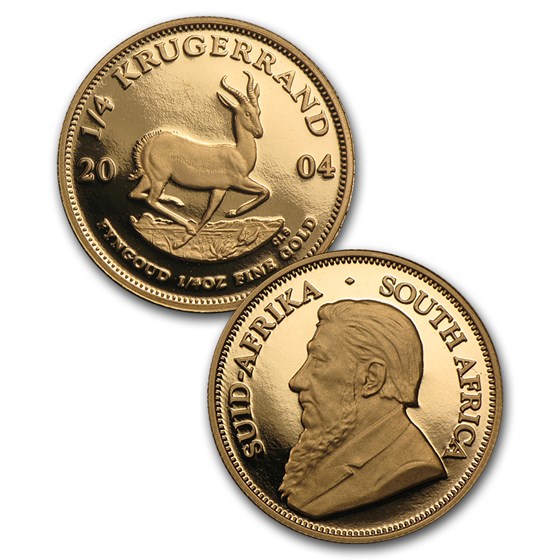 Buy 2004 South Africa 5-Coin Gold Krugerrand Proof Set (Paul Kruger ...