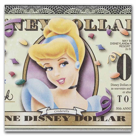 Buy 2005 $1 T Cinderella Disney Dollar CU | APMEX