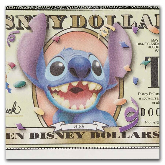 Buy 2005 $10.00 (D) Stitch, Disneyland Resort w/Barcode CU (DIS#114 ...