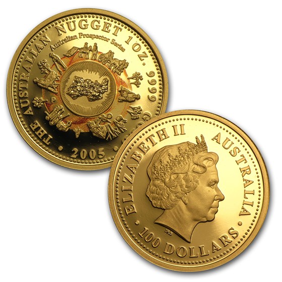 Buy 2005 Australia 4-Coin Gold Nugget Proof Set | APMEX