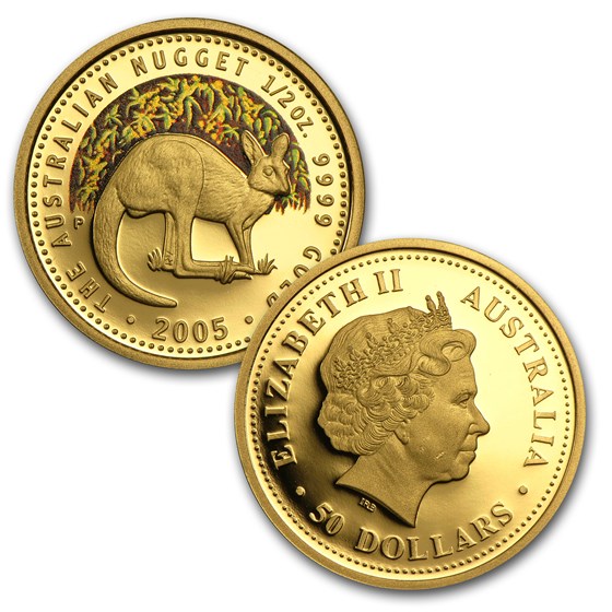 Buy 2005 Australia 4-Coin Gold Nugget Proof Set | APMEX