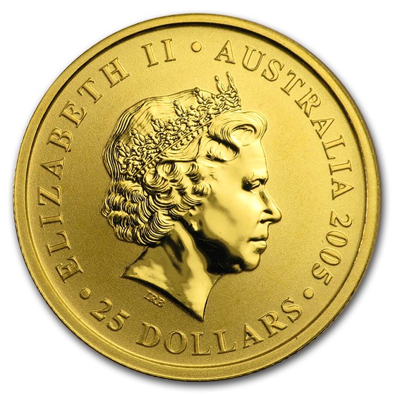 Buy 2005 Australia Gold $25 Proof Sovereign Elizabeth II | APMEX