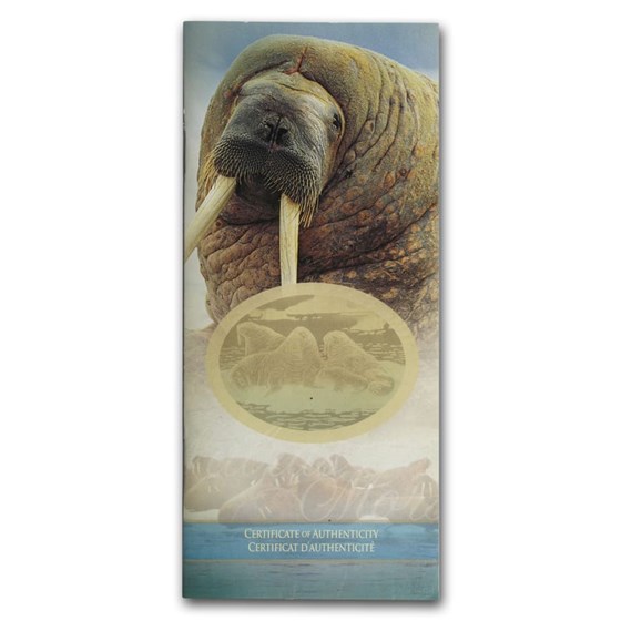 Buy 2005 Canada 1 oz Silver Atlantic Walrus Coin and Stamp Set | APMEX