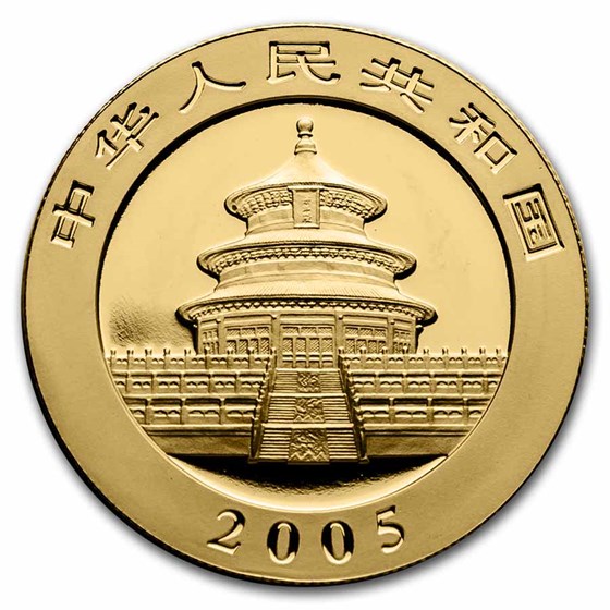 Buy 2005 China 6-Coin Gold Panda and Lunar Premium Rooster Set BU | APMEX