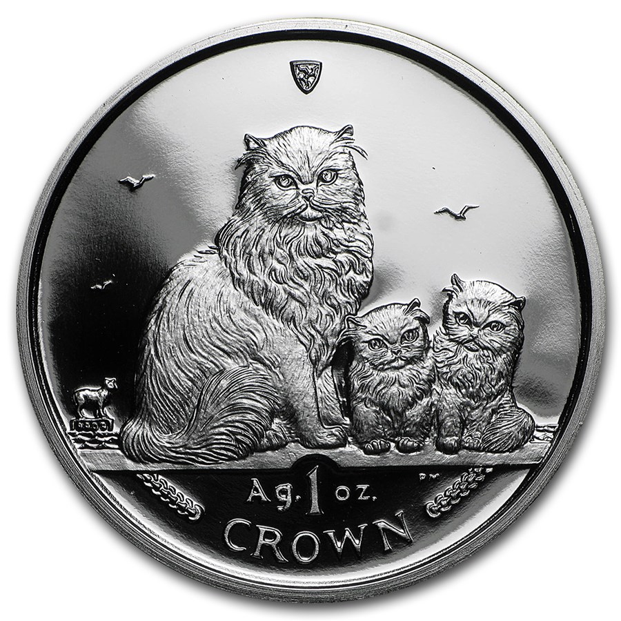 Buy 2005 Isle of Man 1 oz Silver Himalayan Cats Proof | APMEX