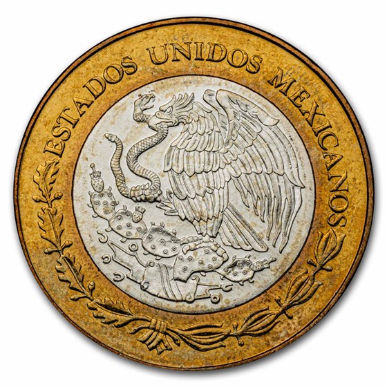 Buy 2005 Mexico Bimetallic 100 Pesos Mexico City Mint 470th Anniv. BU ...