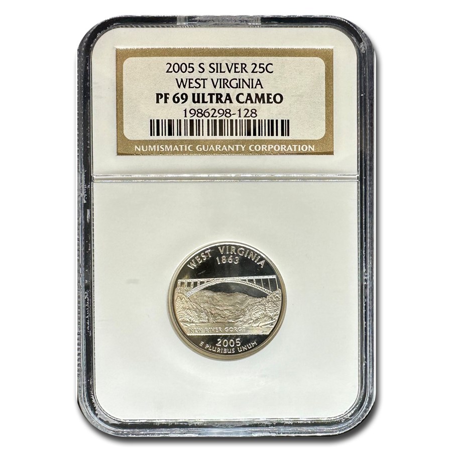 2005-S West Virginia State Quarter PF-69 UCAM NGC (Silver)