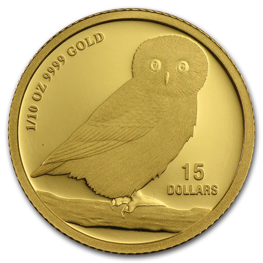 Buy 2005 Tuvalu 1/10 oz Proof Gold Wise Owl | APMEX