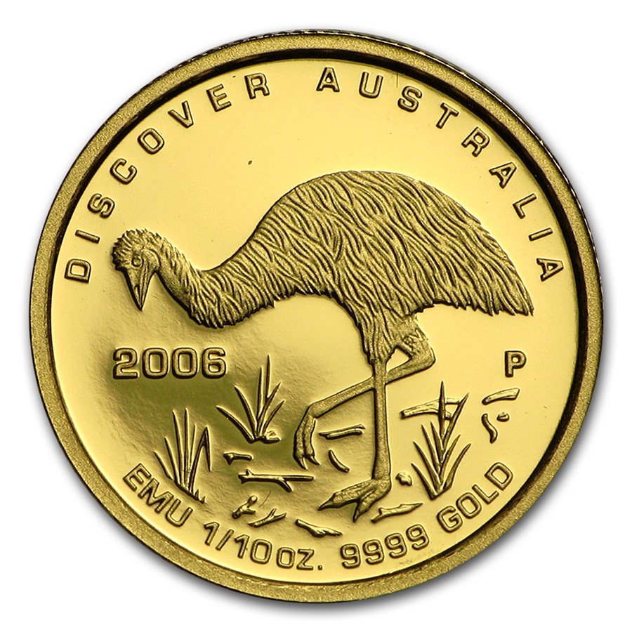 Buy 2006 1/10 oz Gold Emu Discover Australia Proof | APMEX
