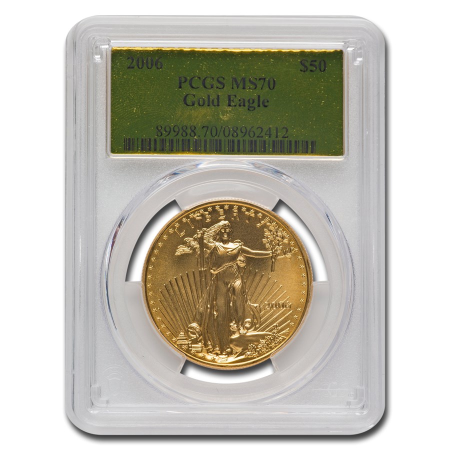 2006 1 oz American Gold Eagle MS-70 PCGS (Gold Foil)