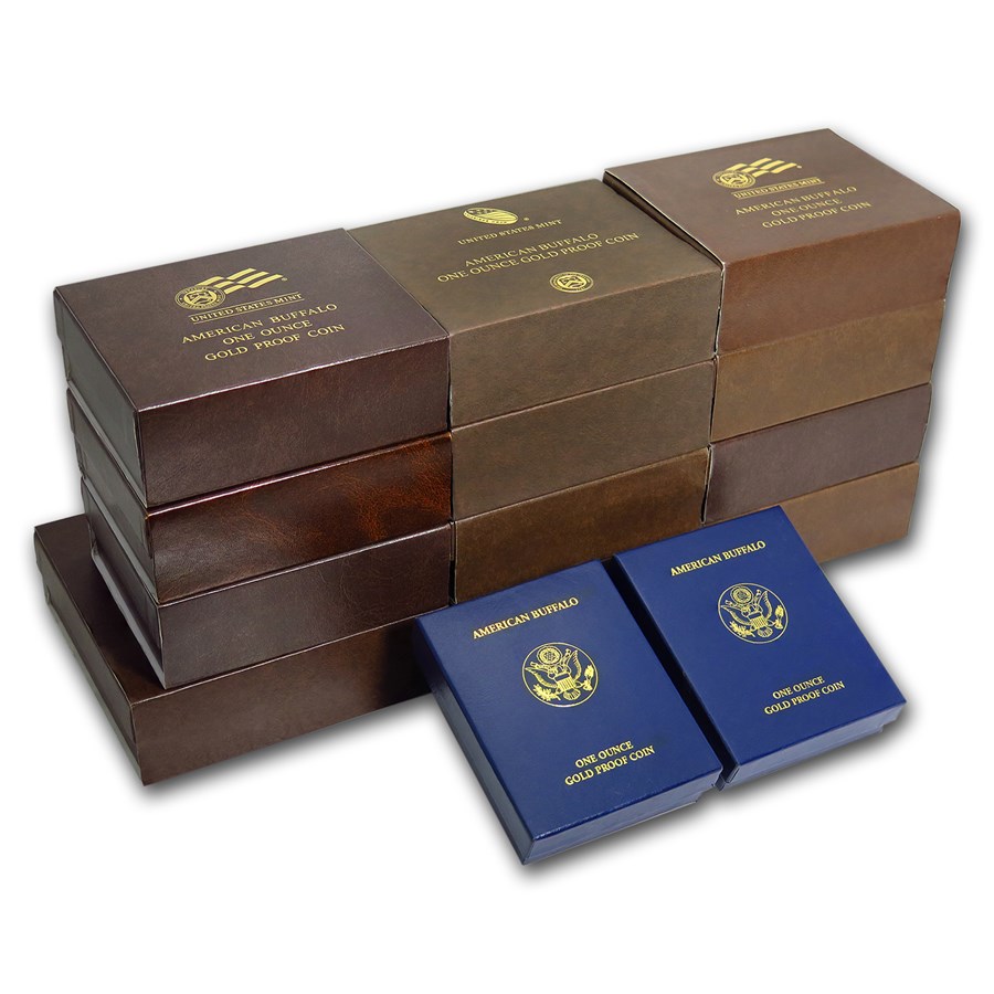 Buy 2006-2019 18-Coin Complete Proof Gold Buffalo Set (w/Box & COA) | APMEX