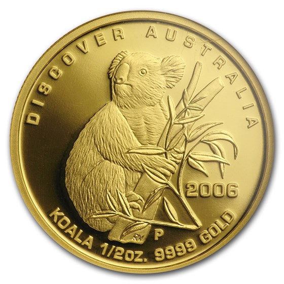 Buy 2006 Australia 1/2 oz Gold Koala PF-70 NGC (1 of first 350) | APMEX