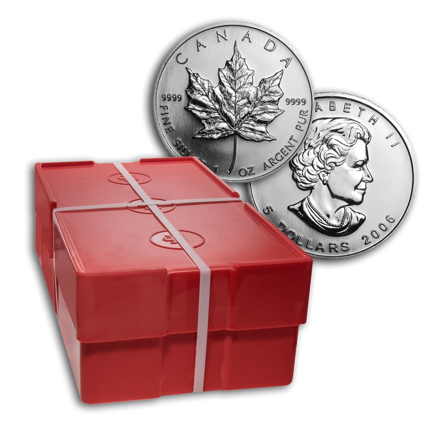 Buy 2006 Canada 500-Coin Silver Maple Leaf Monster Box (Sealed) | APMEX