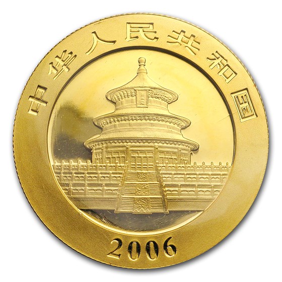 Buy 2006 China 1/2 oz Gold Panda BU (Sealed) | APMEX