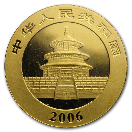 Buy 2006 China 1/4 oz Gold Panda BU (Sealed) | APMEX