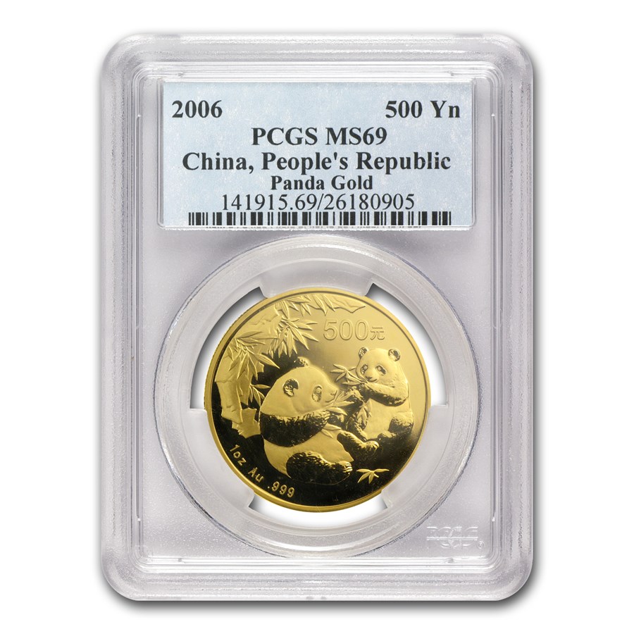 Buy 2006 China 1 oz Gold Panda MS-69 PCGS | APMEX