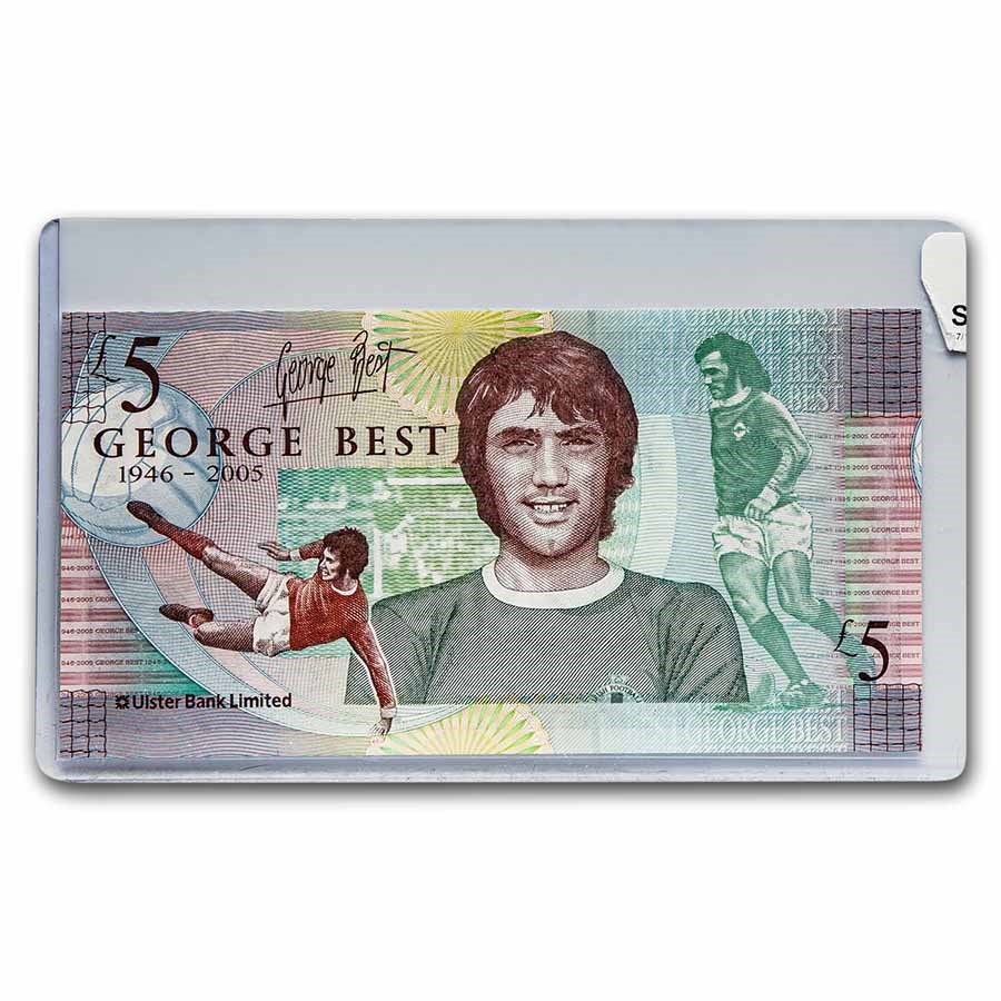 Buy 2006 Ireland 5 Pounds Banknote: George Best Unc | APMEX