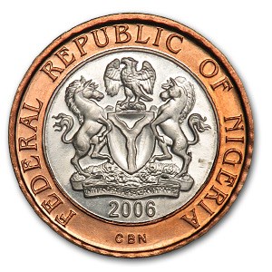 Buy 2006 Nigeria Bimetal 2 Naira National Assembly BU | APMEX