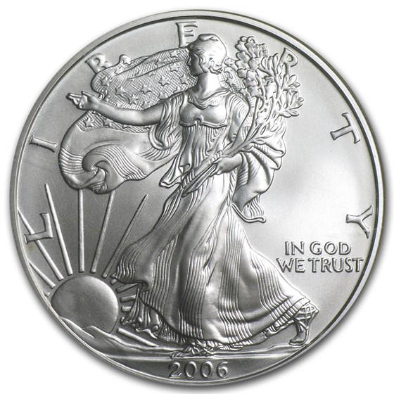 Buy 2006-W Burnished Silver Eagle MS-69 NGC (Black Label) | APMEX