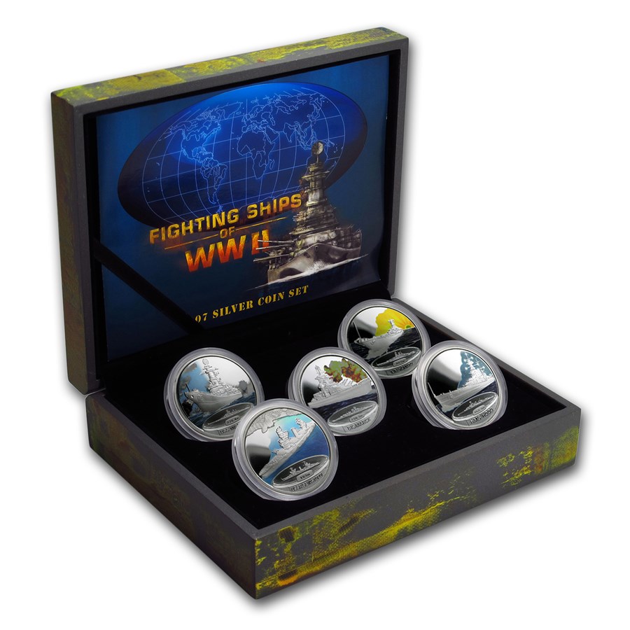 Buy 2007 1 oz Proof Silver Fighting Ships of WWII: HMS Hood | APMEX