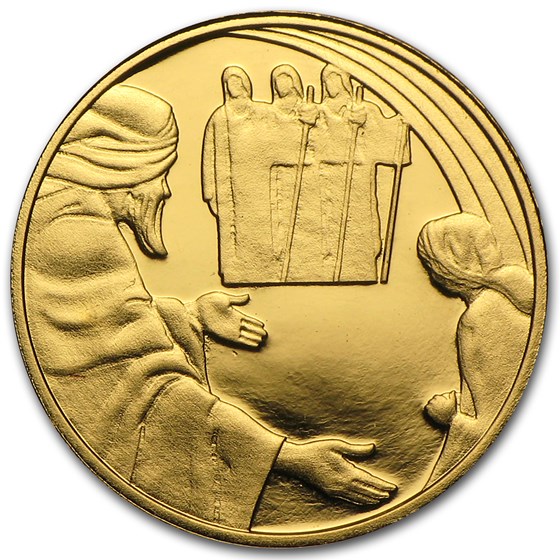 Buy 2007 Israel 1/25 oz Proof Gold Abraham & the Angels | APMEX