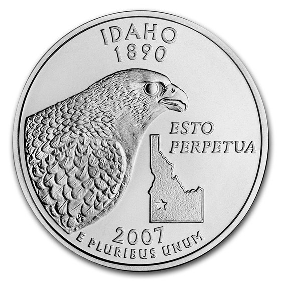 Buy 2007-P Idaho Statehood Quarter 40-Coin Roll (Mint Wrapped) | APMEX