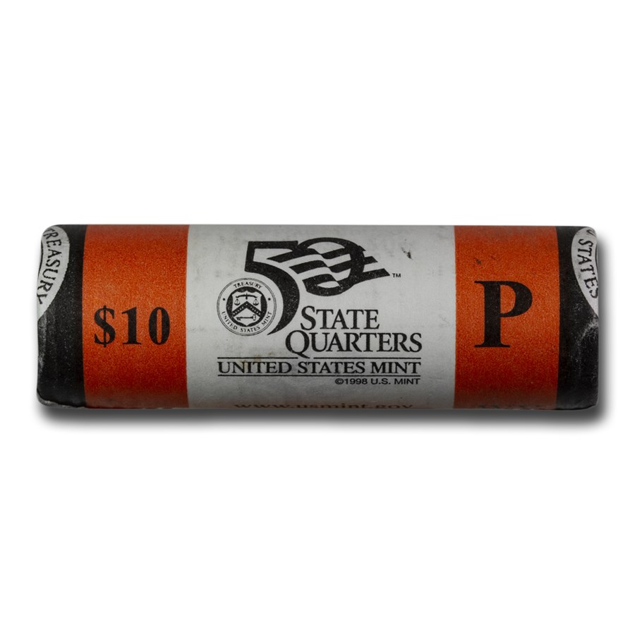Buy 2007-P Wyoming Statehood Quarter 40-Coin Roll (Mint Wrapped) | APMEX