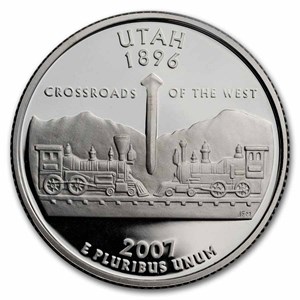Buy 2007-S Utah State Quarter Gem Proof (Silver) | APMEX