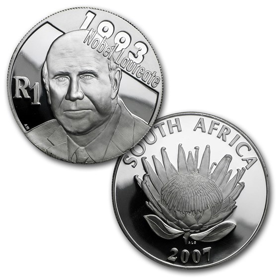Buy 2007 South Africa 5-Coin Mandela/de Klerk Protea Set Proof | APMEX