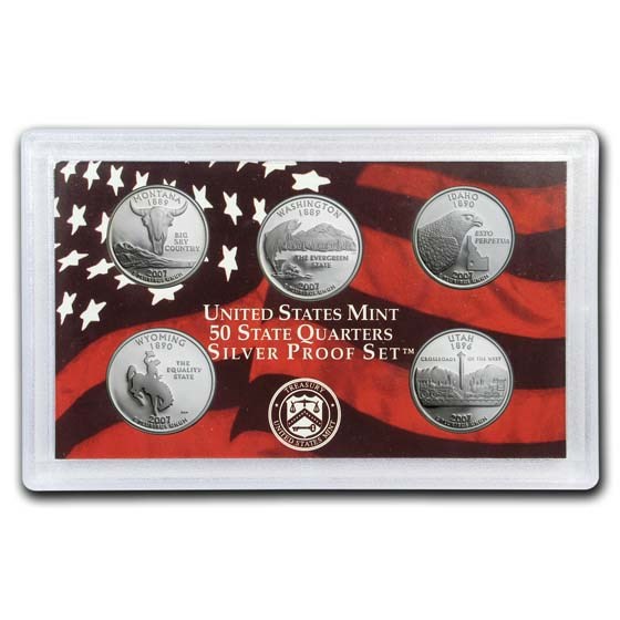 Buy 2007 State Quarters Silver Proof Set (No Box/COA) | APMEX