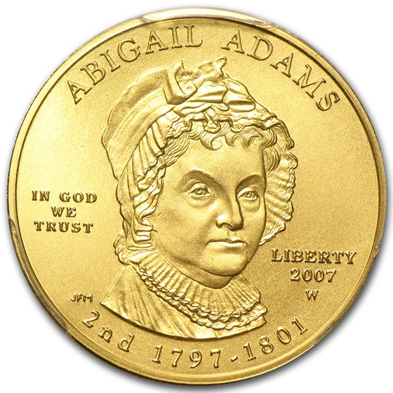 Buy 2007-W 1/2 oz Gold Abigail Adams MS-70 PCGS | APMEX