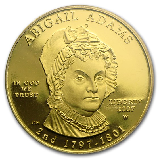 Buy 2007-W 1/2 oz Proof Gold Abigail Adams PR-69 PCGS | APMEX