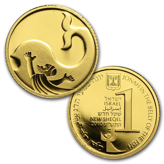 Buy 2008-11 Israel 4-Coin 1/25 oz Gold Biblical Art Series Proof Set ...